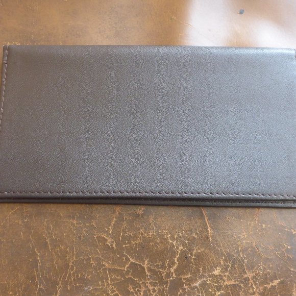 Vintage | Office | Vintage Genuine Leather Checkbook | Poshmark